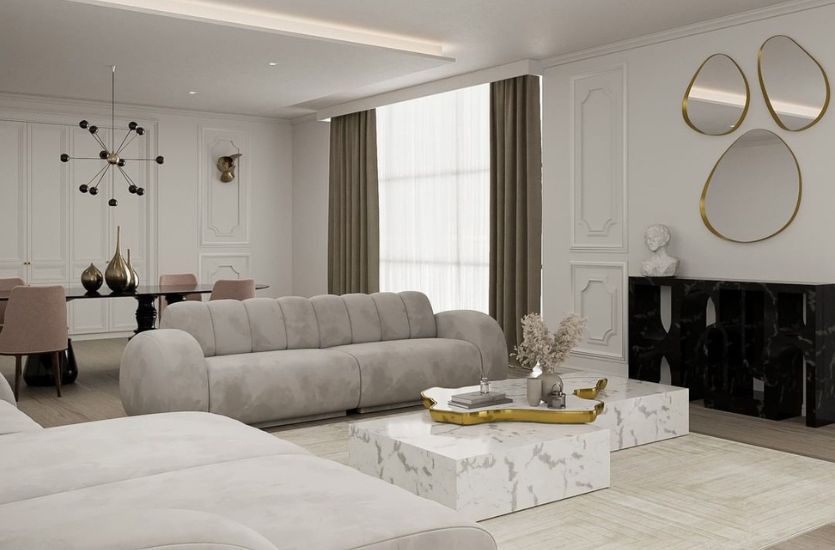 ART DECO LIVING ROOM | Modern Furniture by Caffe Latte Home